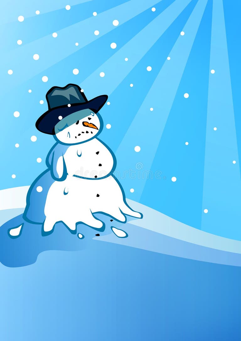 Melting Snowman Stock Illustrations – 229 Melting Snowman Stock ...