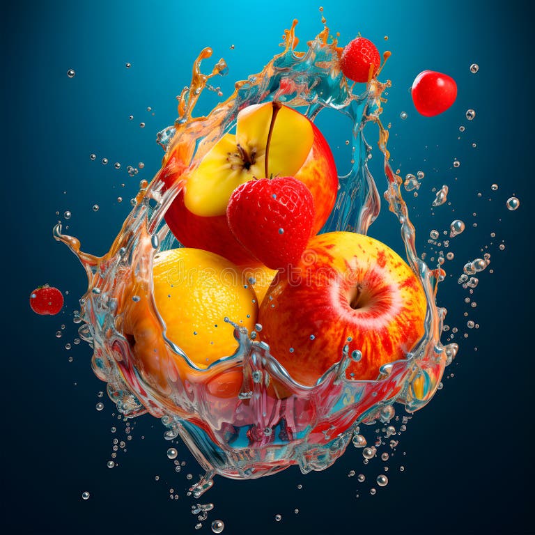 Melting summer fruit stock illustration. Illustration of deterioration ...