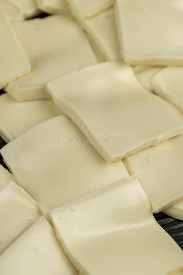Melting White Chocolate To Make a Chocolate Product Stock Photo - Image ...