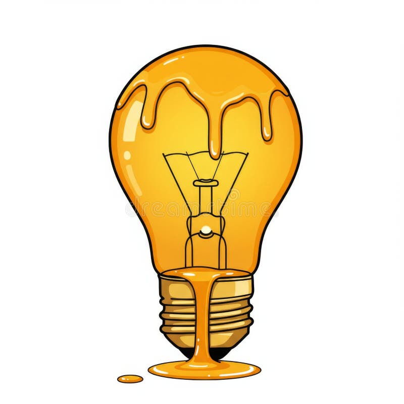 Melting Yellow Pixel Art Candle Illustration Stock Illustration ...