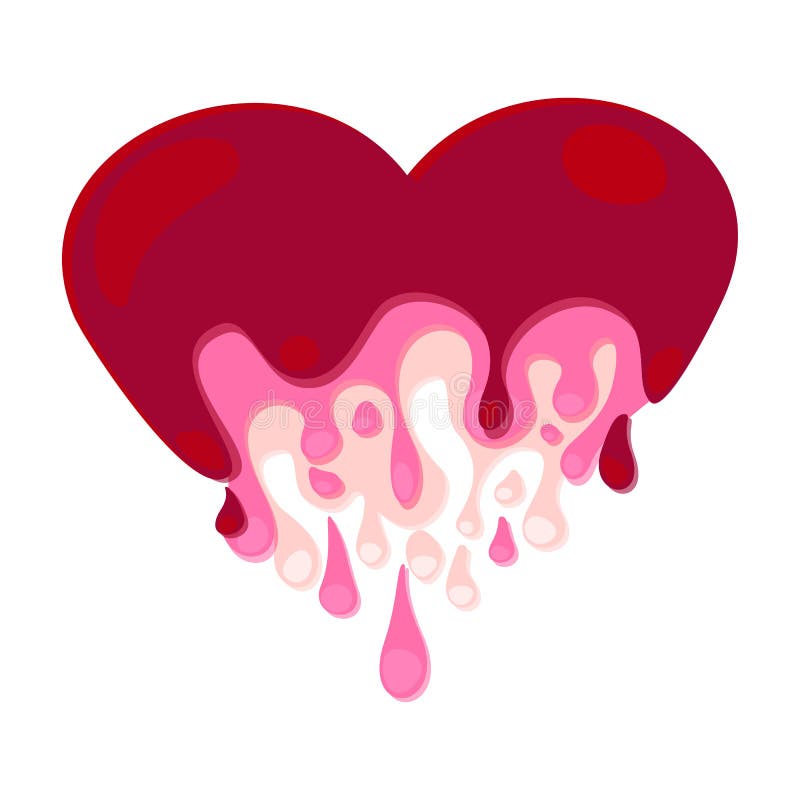 MeltingHeart stock vector. Illustration of bubble, valentines - 241234971