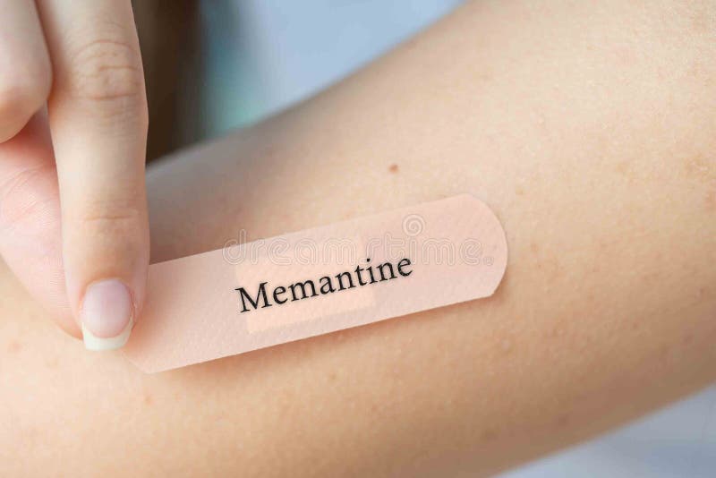 Memantine Transdermal Patch Stock Photo - Image of sticker, serpatches ...