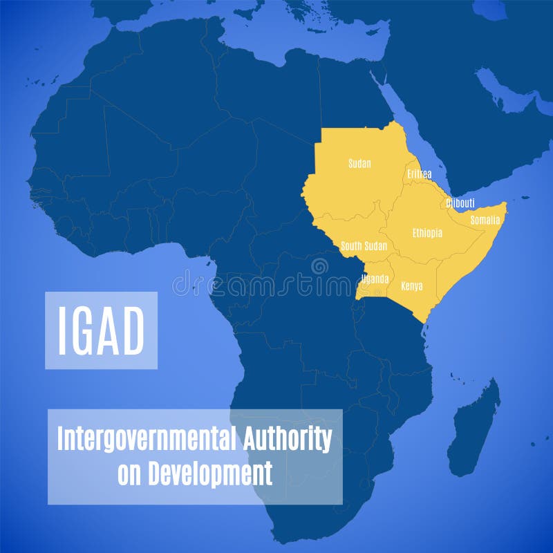 Igad Countries Map Stock Illustrations – 3 Igad Countries Map Stock ...