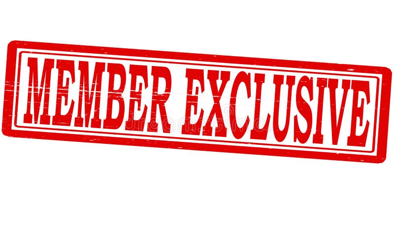 Member exclusive stock illustration. Illustration of fellow - 109830208