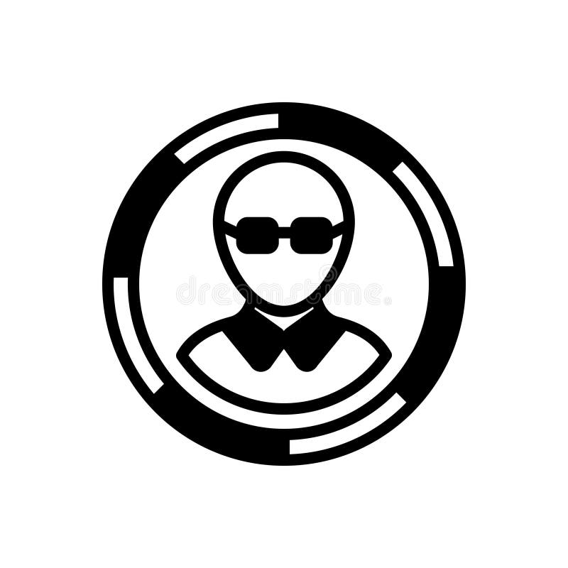 Black Solid Icon for Member, People and Team Stock Vector ...