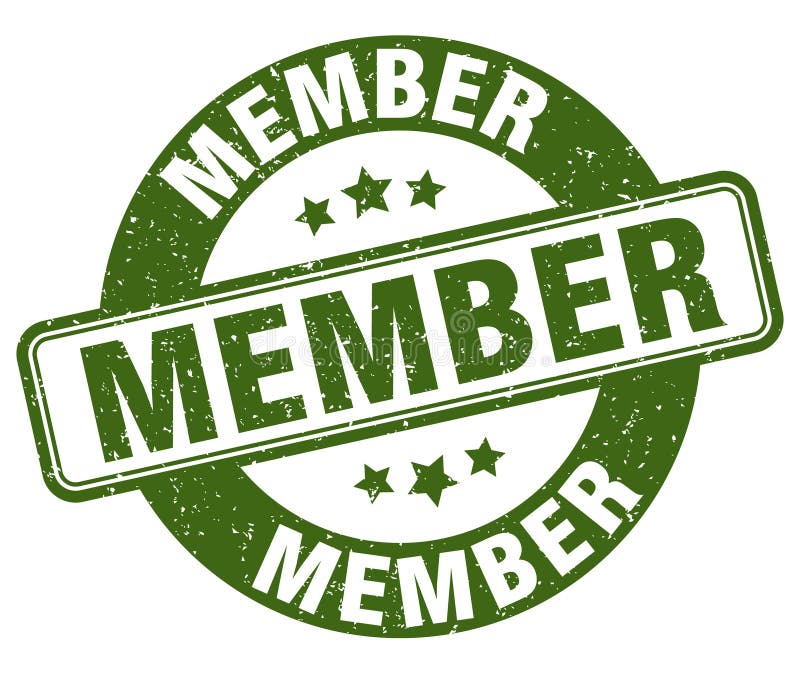 Member Stamp. Member Label. Round Grunge Sign Stock Vector ...