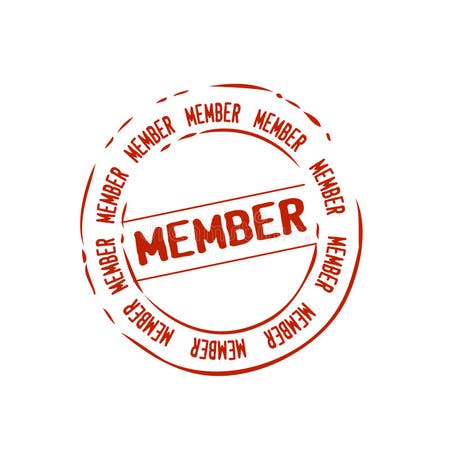 Member stamp vector stock vector. Illustration of site - 8479589