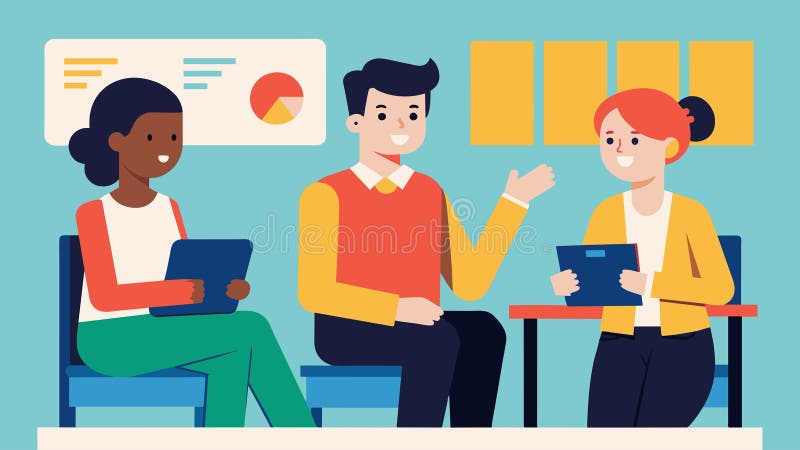 A Member of the Team Conducting Interviews with School Staff for an ...