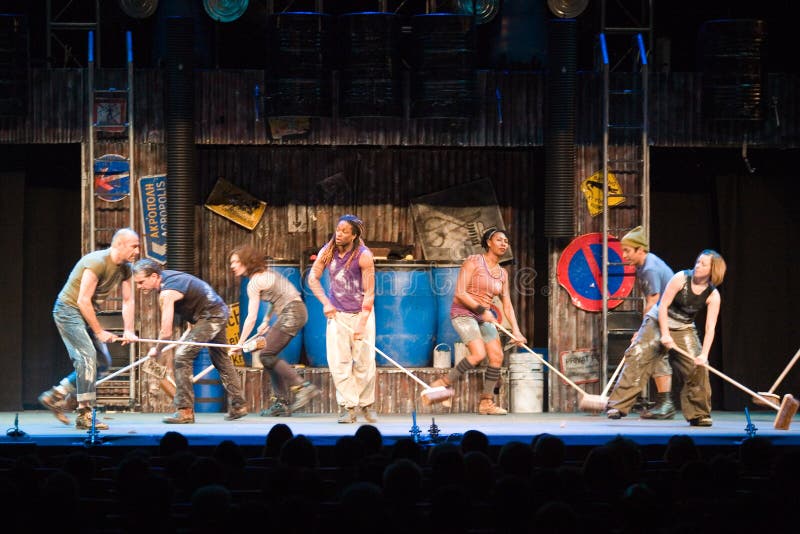 Members of the STOMP Perform on Stage Editorial Photo - Image of ...