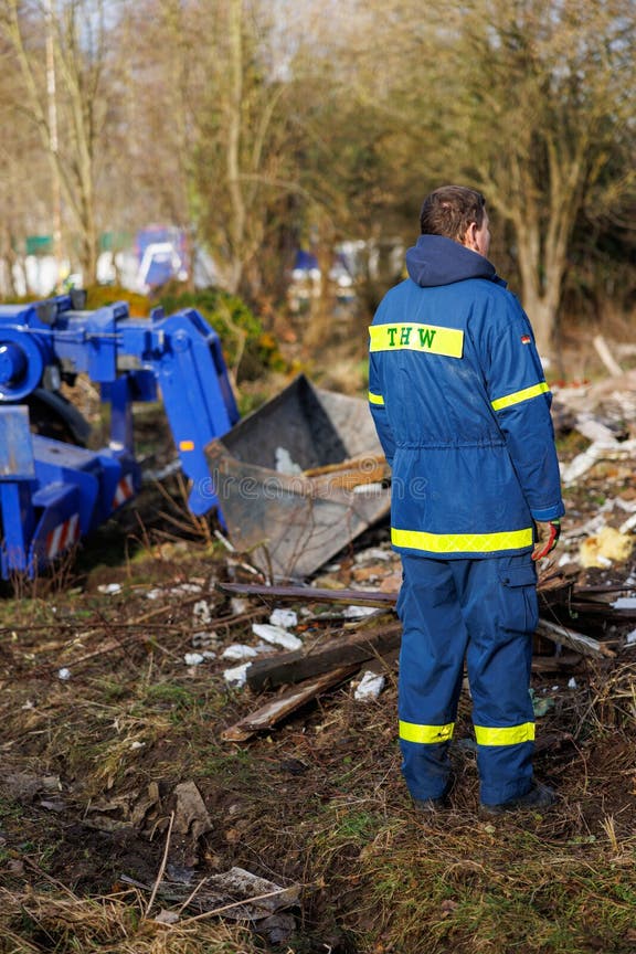 Members of the THW Technical Relief Organization Editorial Stock Image ...