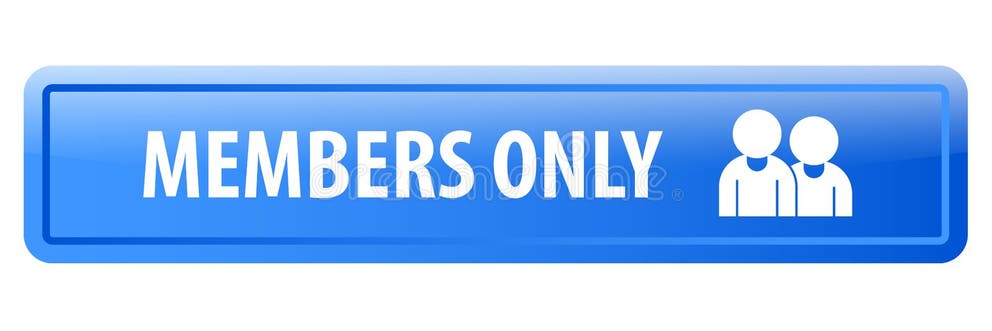 Members only web button stock illustration. Illustration of access ...