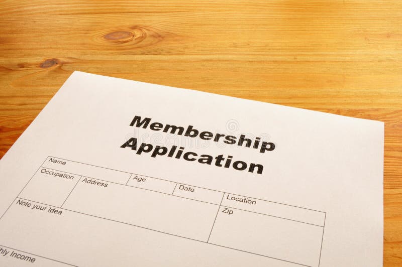 Membership application stock image. Image of business - 14489677