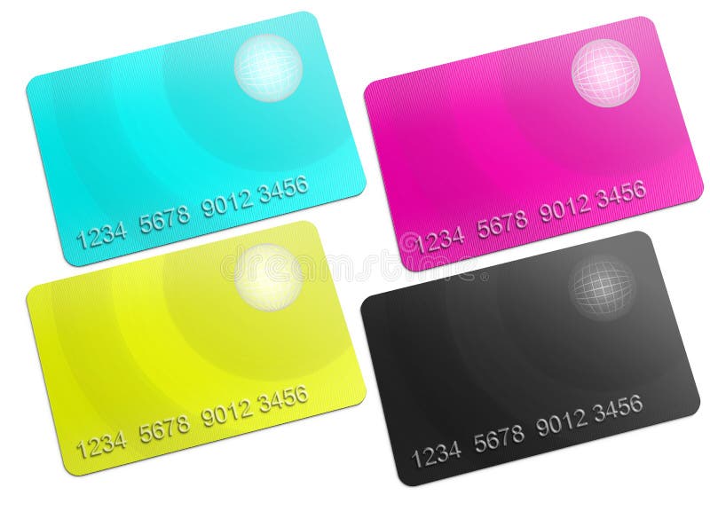 Membership cmyk Card stock illustration. Illustration of cyan - 82881616