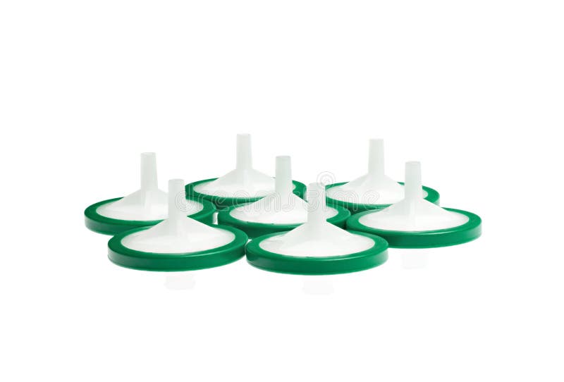 Membrane syringe filters stock photo. Image of disk, equipment - 36915942