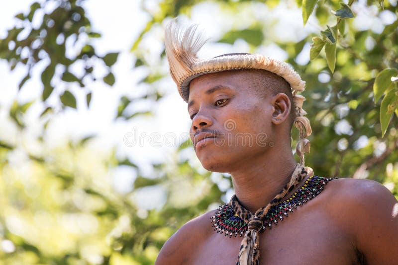 Membro Duma Tribo Do Tribo Zulu Imagem de Stock Editorial - Imagem de ...