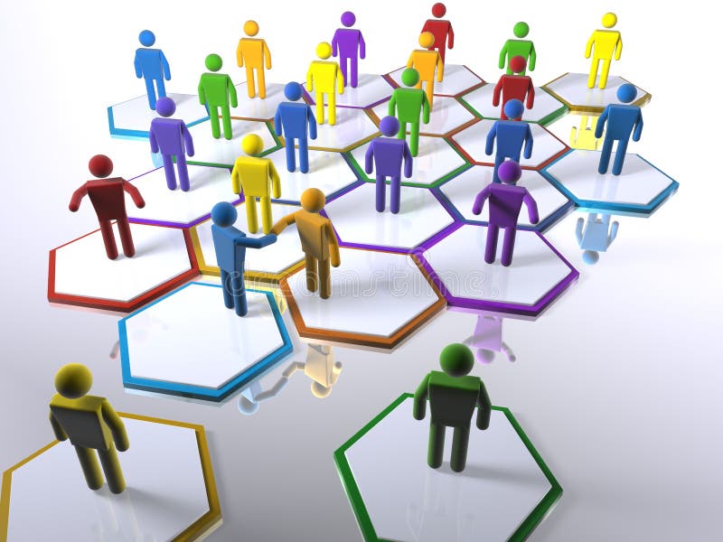 Membros Novos Que Intergrating Em Uma Equipe Diversa Ilustração Stock ...