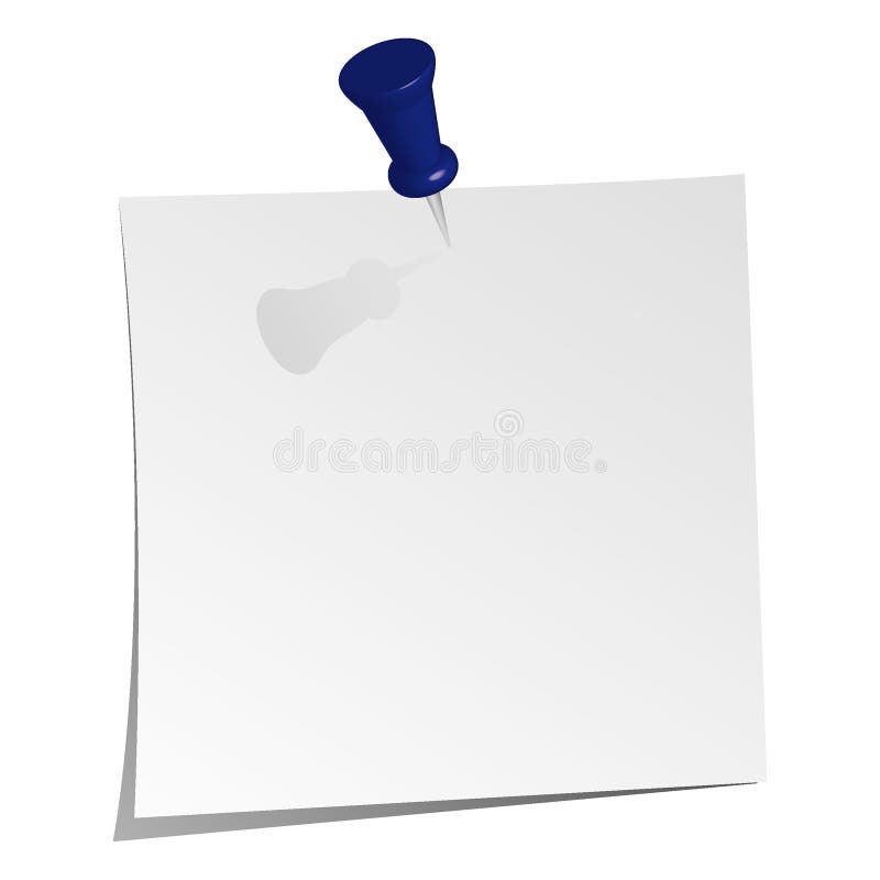 Memo stock vector. Illustration of note, communication - 7334087