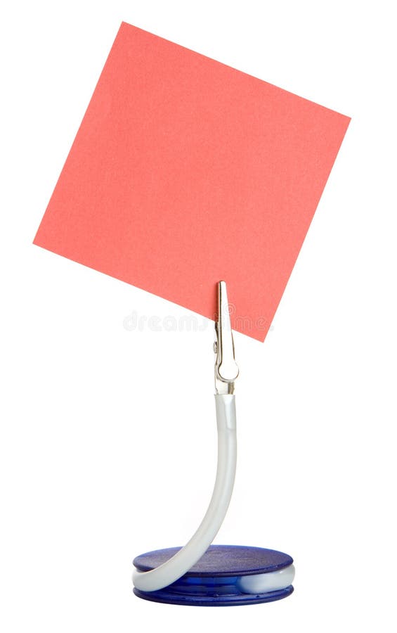 Memo holder stock image. Image of clip, supply, desk - 14256523