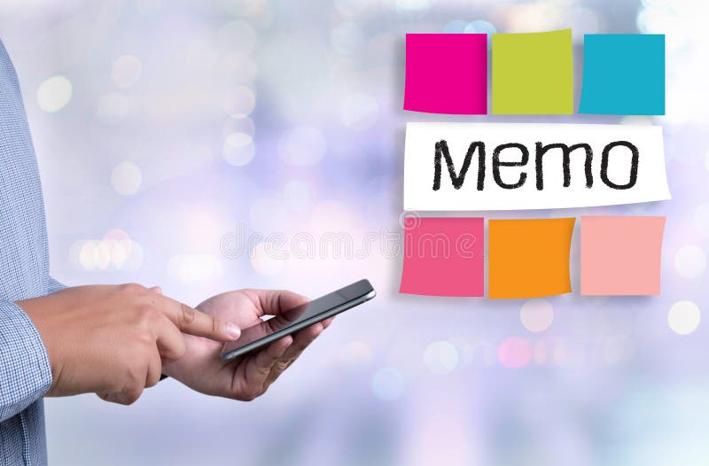 Memo List and To Do List Memo , Planning Strategy Memo Stock Image ...