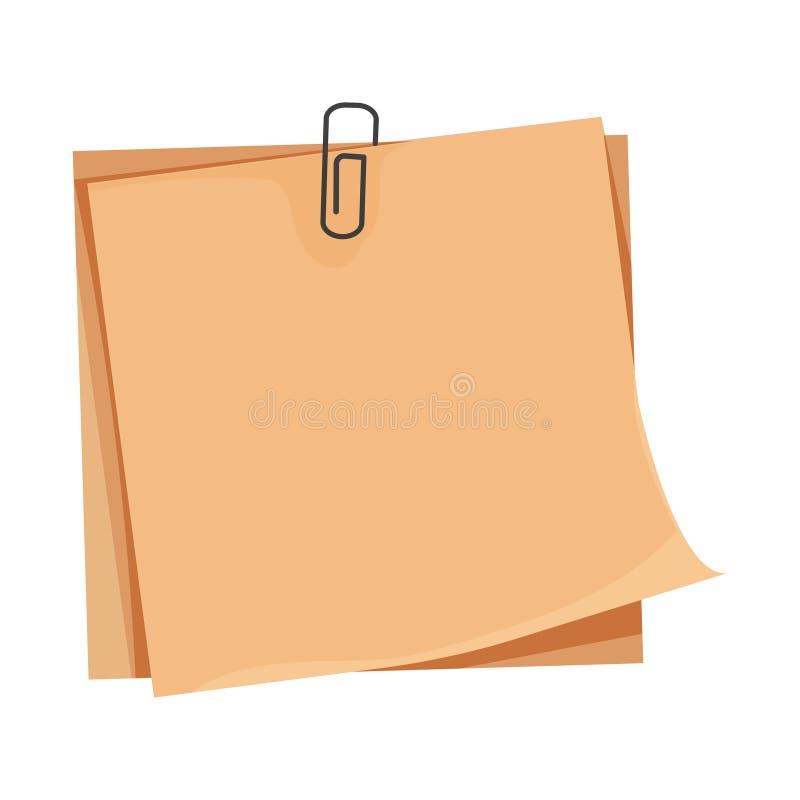 Memo Note, Paper for Note with Clip, Postit. Planner Notebook Page ...