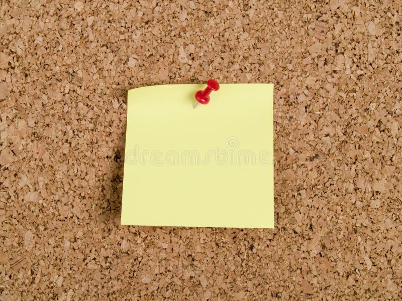 Memo note and pin stock image. Image of greetings, brown - 2382901
