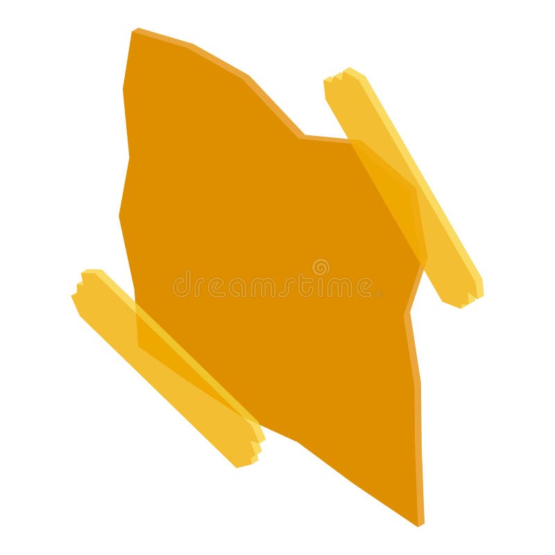 Memo Note Post Icon, Isometric Style Stock Vector - Illustration of ...