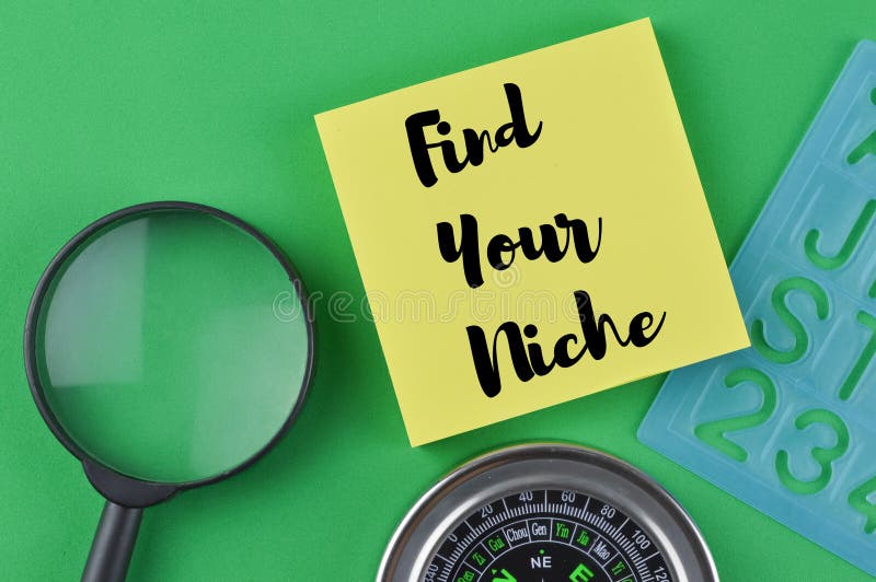 Memo Note Written with Text FIND YOUR NICHE Stock Image - Image of word ...