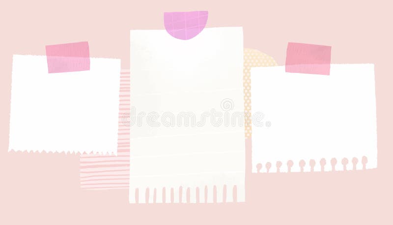 Blank Pink Post Note Stock Illustrations – 2,259 Blank Pink Post Note ...