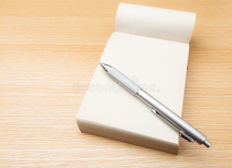 Memo pad and pen stock photo. Image of memo, paper, notebook - 33293516