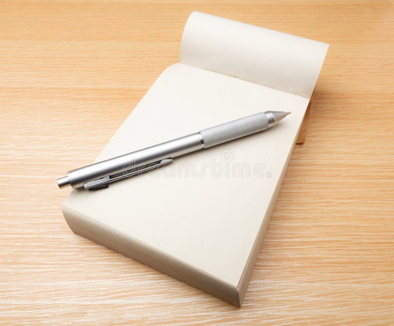 Memo pad and pen stock photo. Image of notebook, blank - 33372814