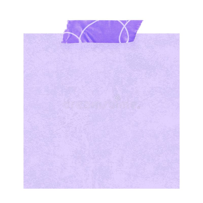 Memo Sticky Note Cute Fun Back To School Isolated Pastel Color Stock ...