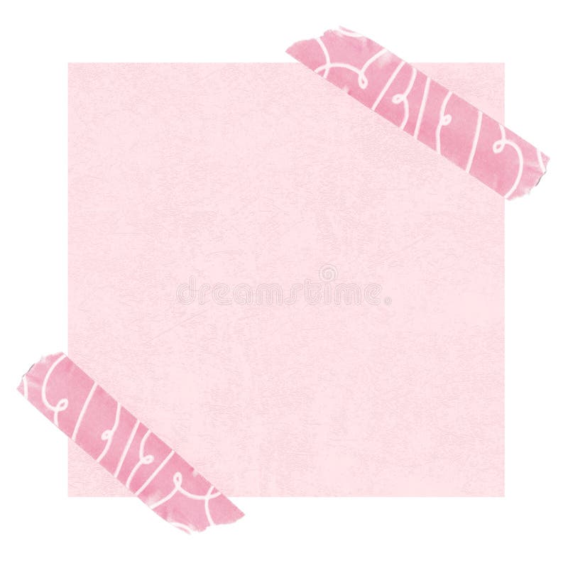 Memo Sticky Note Cute Fun Back To School Isolated Pastel Color Stock ...