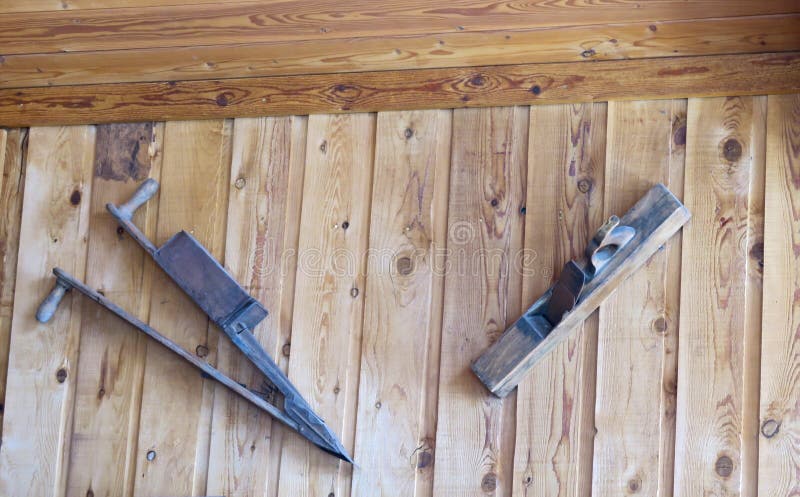 Memorabilia Old Fashioned Hand Made Tools Stock Image - Image of sled ...