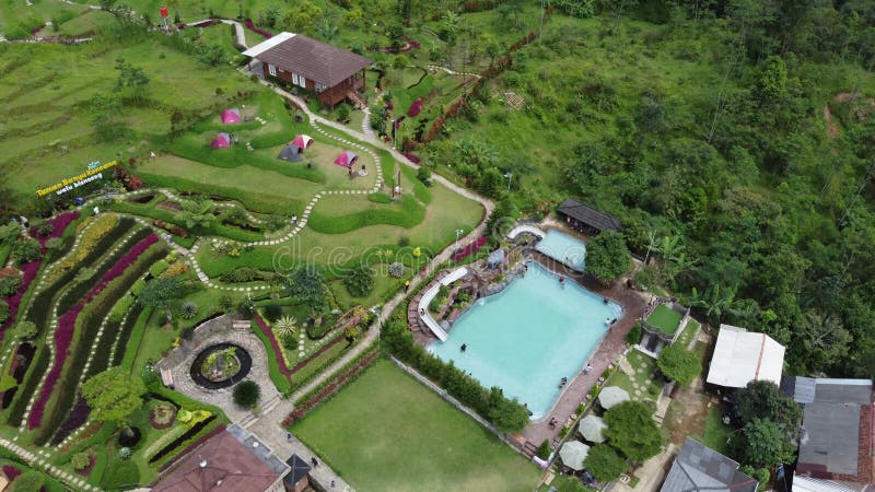 The Memorable Activity of Kumpe Lake in Cilongok District Stock Footage ...