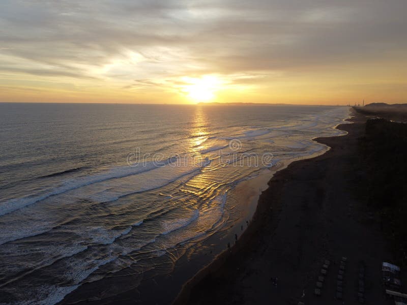 The Memorable Activity of Kumpe Lake in Cilongok District Stock Image ...