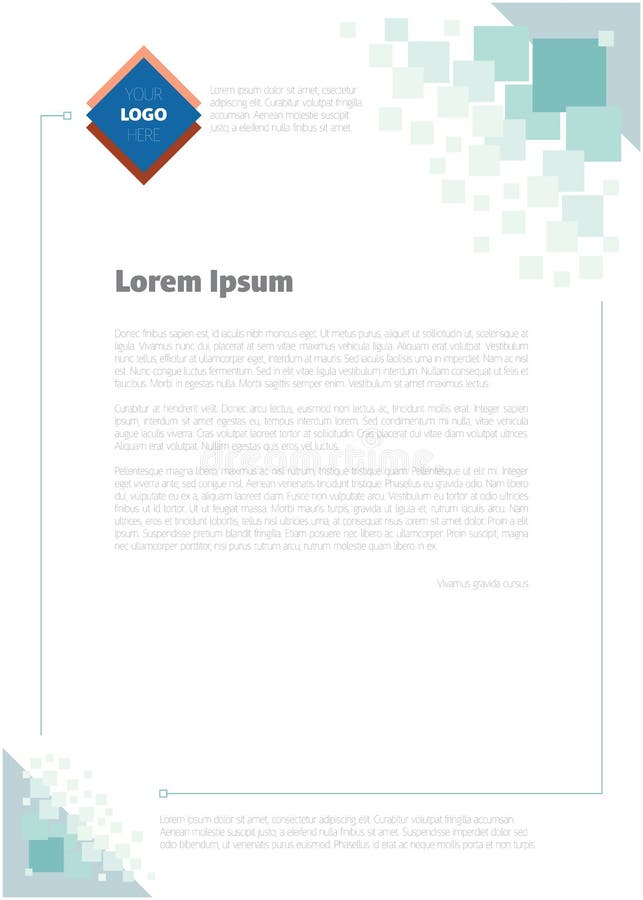 Memorandum design stock vector. Illustration of layout - 206156475