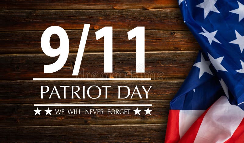 9.11 Memorial Banner with Realistic American Flag 9.11 Memorial Banner ...