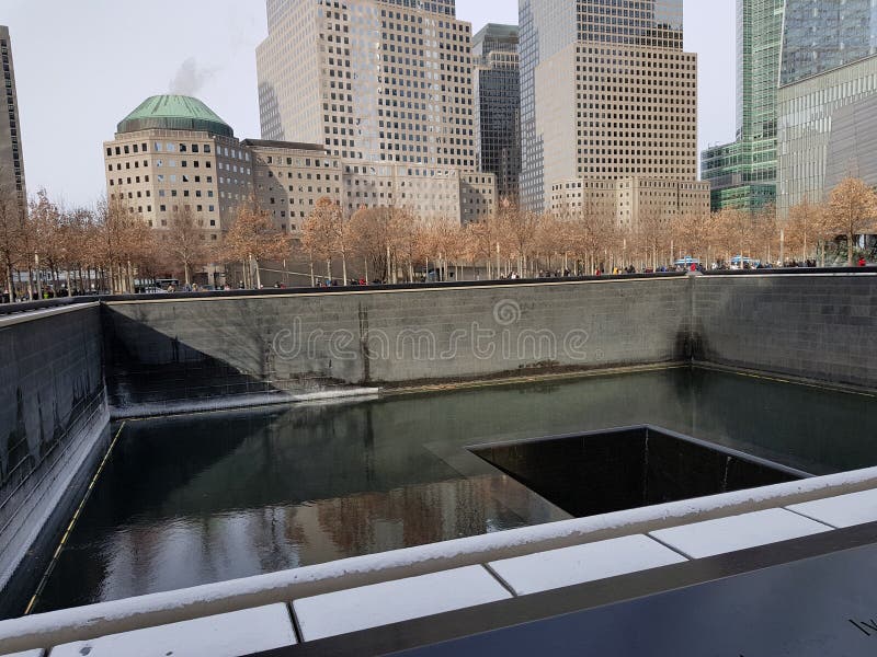 9/11 Memorial Beautiful New York Editorial Photography - Image of ...