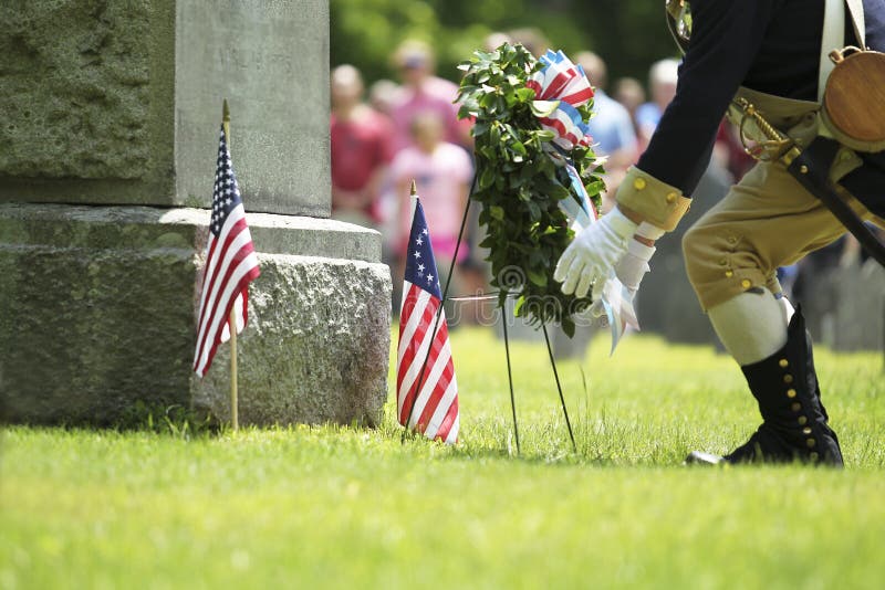 Memorial Day stock image. Image of uniform, flag, respect - 44256371