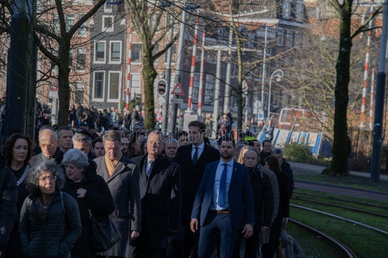 Memorial Day Auschwitz at Amsterdam the Netherlands 26-1-2025 Editorial ...