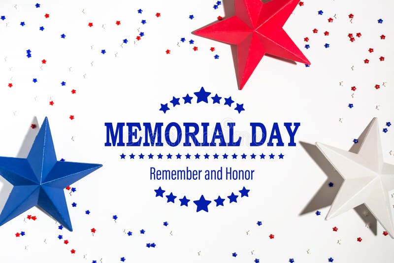 Memorial day message stock image. Image of border, star - 147537493