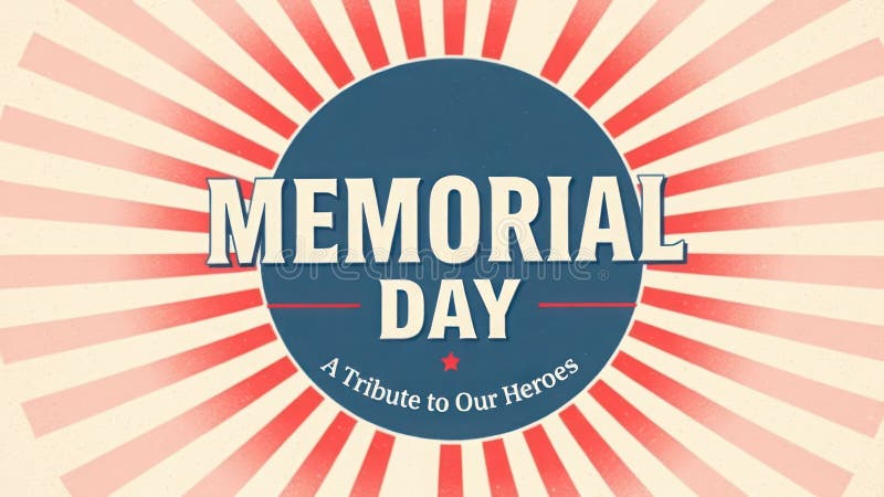 Memorial Day Poster, Card, Background. Remember and Honor Stock ...