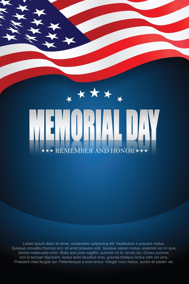 Memorial Day Page Background Stock Illustrations – 1,308 Memorial Day ...