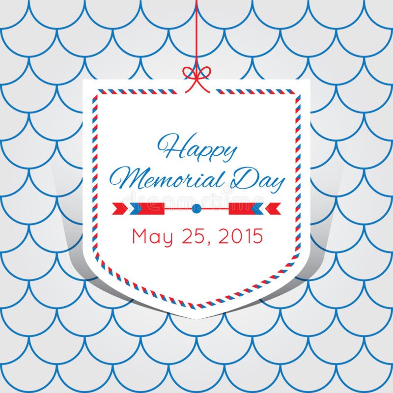 Memorial Day. Vector Illustration Decorative Design Stock Vector ...