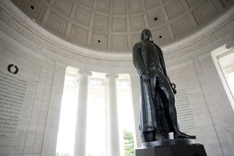Memorial De Jefferson Na C.C. De Washington Imagem Editorial - Imagem de arquitetura, americano ...