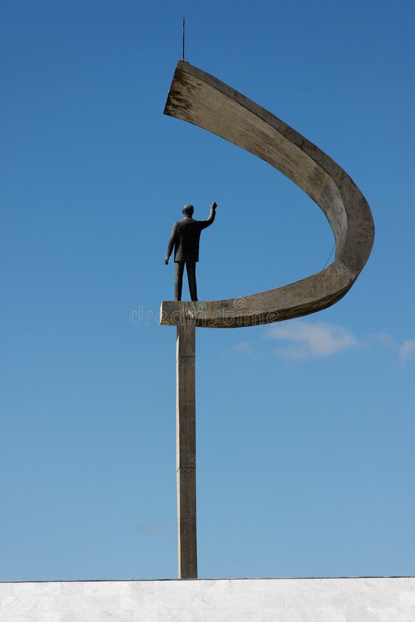 Memorial de JK em Brasília foto de stock. Imagem de sculpture - 6133450