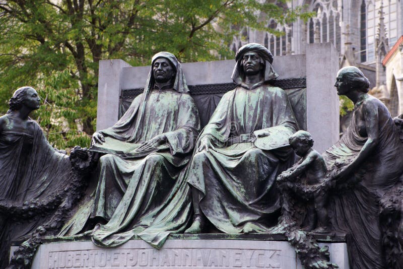 Memorial in Honour of Brothers Hubert and Jan Van Eyck in Ghent ... Memorial in Honour of Brothers Hubert and Jan Van Eyck in Ghent ...