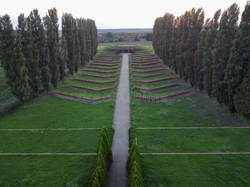 Museum Srem front editorial stock image. Image of field - 255990599