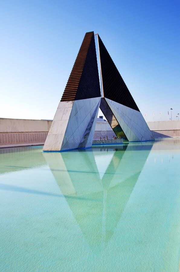 War Memorial Monument a Montello, Italy Stock Photo - Image of security ...