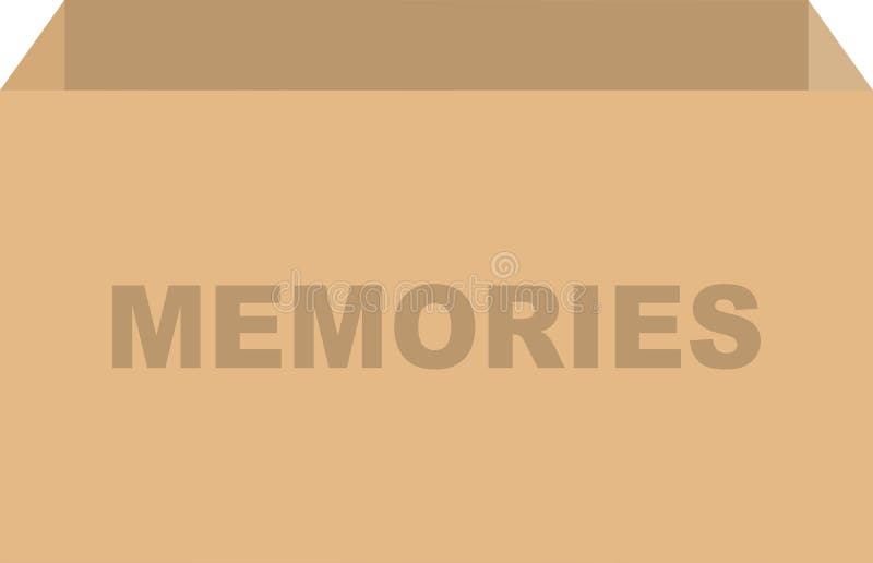 Memories Box Vector stock vector. Illustration of vector - 133818488